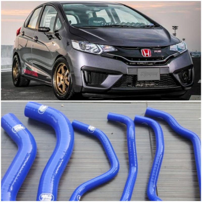 Jual selang samco radiator honda jazz gk 5 gen 3 full set selang ...