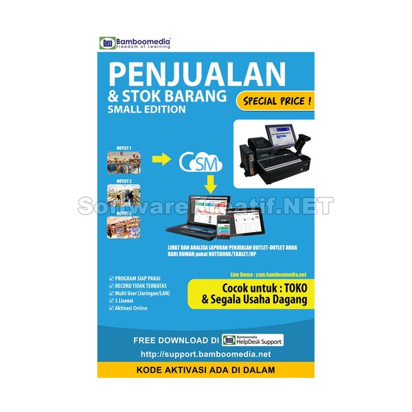 Jual Software PROMO Aplikasi Penjualan dan Stok Barang Small Business ...