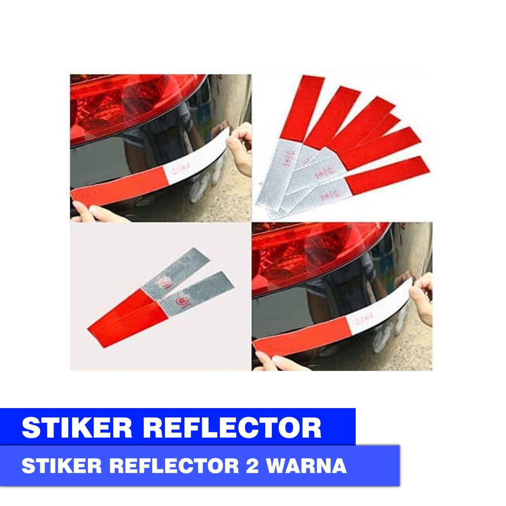 Jual Stiker Reflector Pemantul Cahaya Stikcer Reflective Warning Sign ...