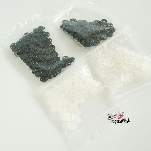 Jual Kancing Jepret Plastik 1 cm (+/- 100 pasang) | Shopee Indonesia