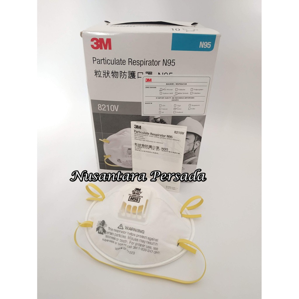 Jual Masker N95 8210V Dust Mask Box | Shopee Indonesia