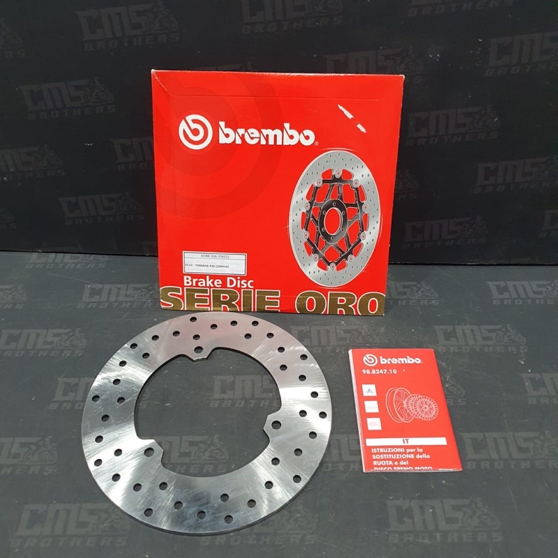 Jual Disc Brake Piringan Cakram Belakang 220mm Brembo Serie Oro Yamaha ...