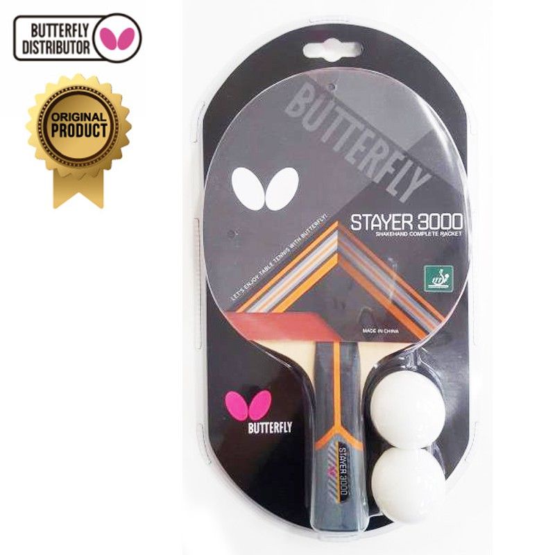 Jual Butterfly Bat meja pingpong Stayer 3000 Original | Shopee Indonesia