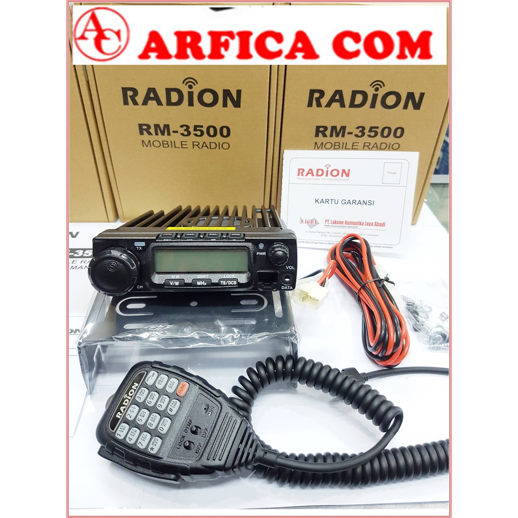 Jual RIG RADION RM-3500 RIG UHF 330Mhz Garansi 2 TAHUN 50W RADIO RIG ...