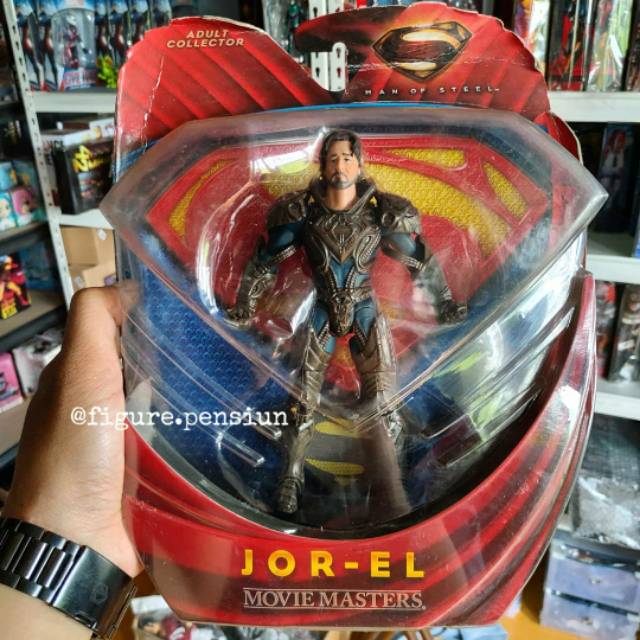 Jual MATTEL JOR-EL MOVIE MASTER SUPERMAN MAN OF STEEL ACTION FIGURE ...