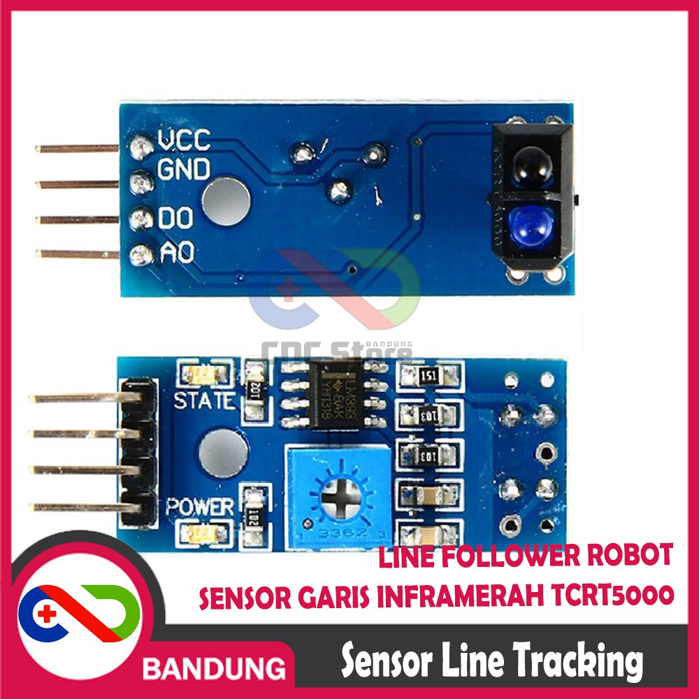 Jual SENSOR LINE TRACKING LINE FOLLOWER ROBOT SENSOR INFRAMERAH ...