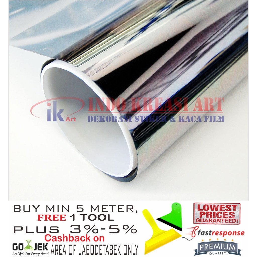 Jual KACA FILM ONE WAY ONEWAY SILVER BLACK BROWN BRONZE GOLD GREEN BLUE ...