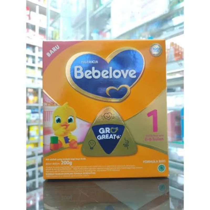 Jual NUTRICIA BEBELOVE TAHAP 1 (USIA 0-6 BULAN) 200gr Exp.2026 | Shopee ...