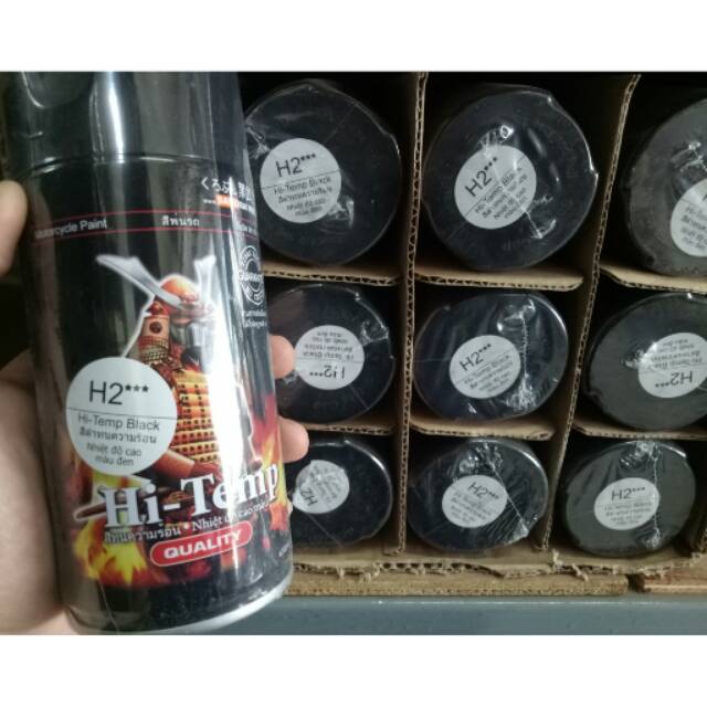Jual PILOK/PYLOX H2*** SAMURAI HI TEMP BLACK (TAHAN PANAS) - CAT SEMPROT AEROSOL SAMURAI PAINT ...