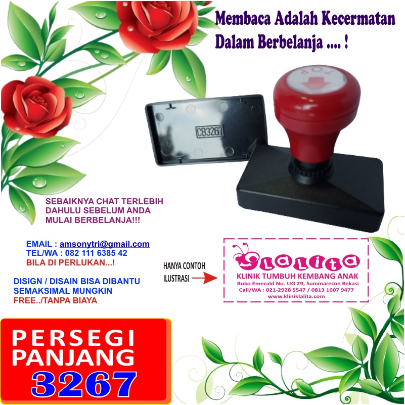 Jual STEMPEL BESAR JUMBO FLASH WARNA OTOMATIS CAP UKURAN BESAR KARDUS ...