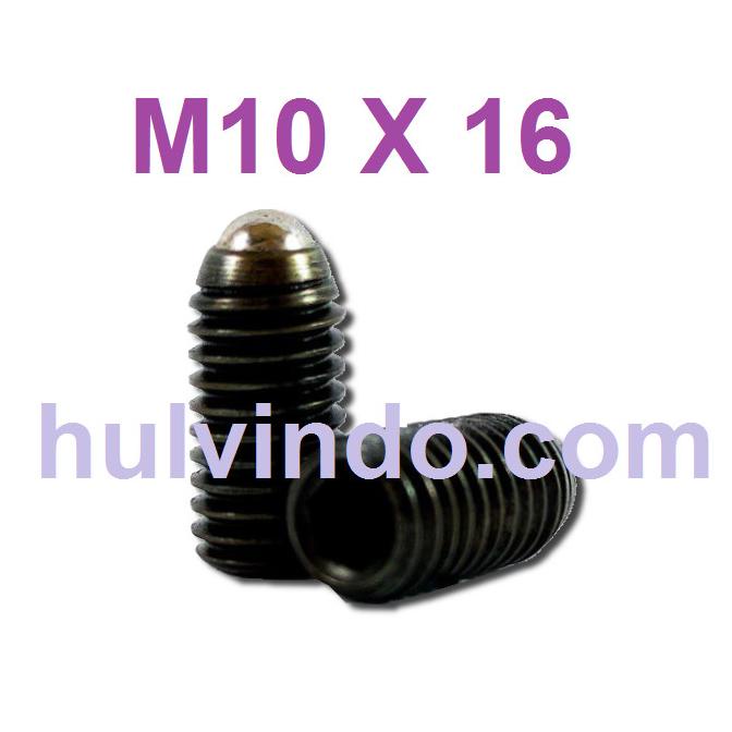 Jual Ball Plunger / Ball Point Set Screw M10 X 16 | Shopee Indonesia