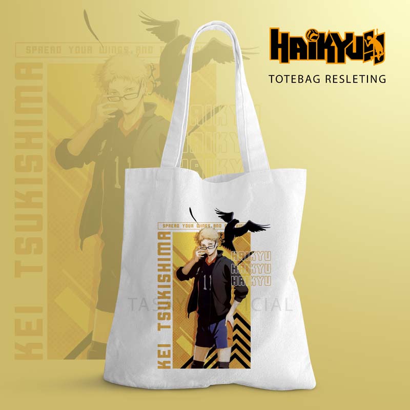 Jual Tas Totebag Kanvas Anime Haikyuu Tas Bahu kekinian /Totebag Anime ...