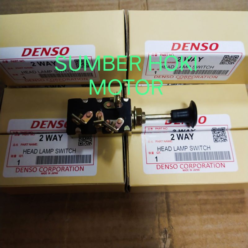 Jual HEAD LAMP SWITCH 2 WAY SAKLAR LAMPU TARIK 2X DENSO UNIVERSAL ...