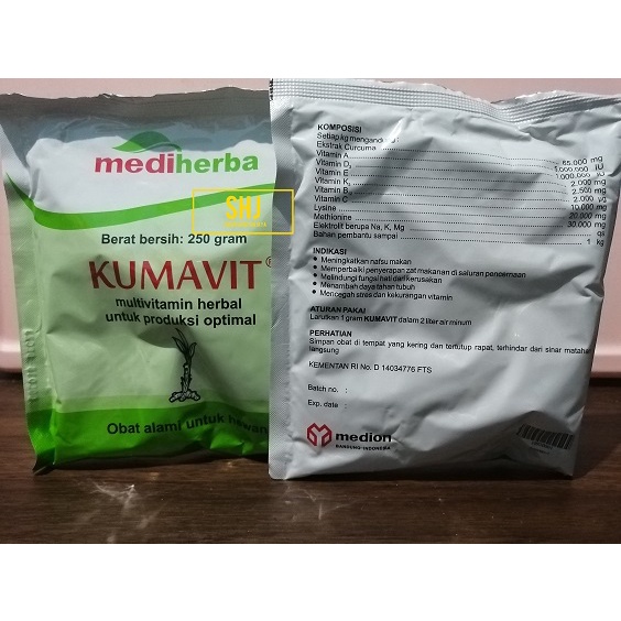 Jual KUMAVIT 250 GR (MULTIVITAMIN HEWAN) | Shopee Indonesia