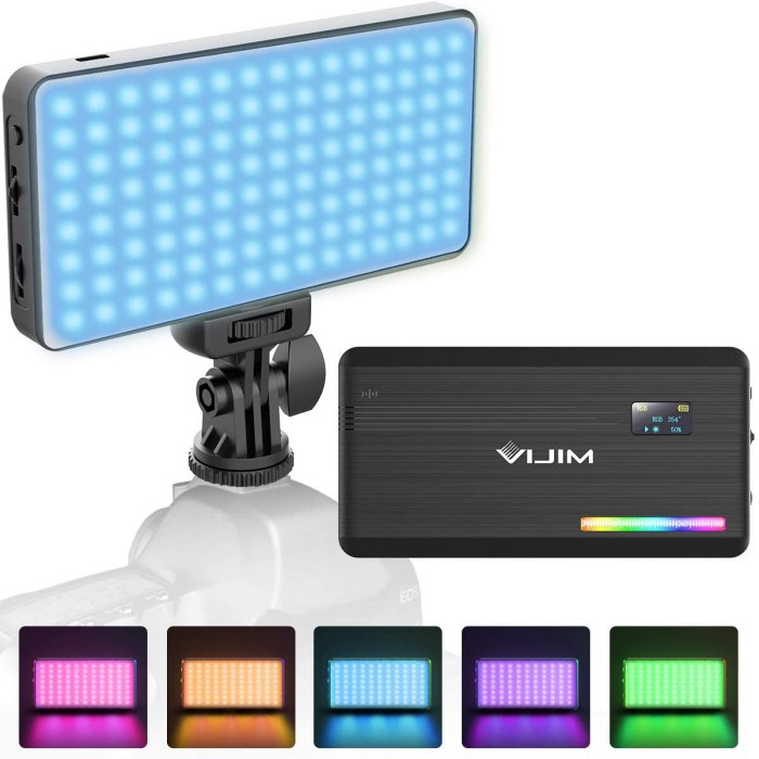 Jual Ulanzi Vijim VL196 RGB LED Continuous Light Bi-color (2500K-9000K ...