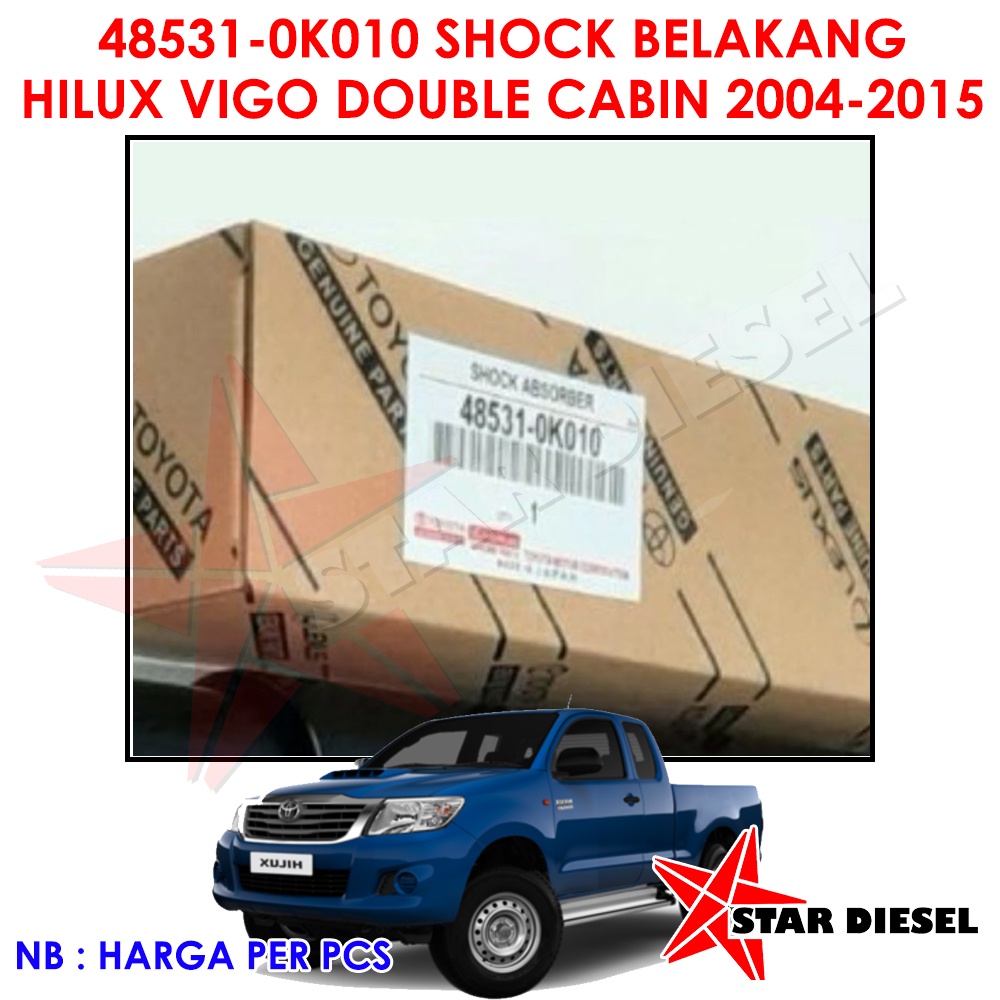 Jual SHOCK ABSORBER BELAKANG ASLI 48531-0K010 SHOCKBREAKER BELAKANG ...