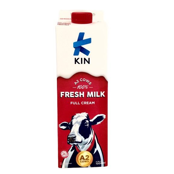 Jual SUSU KIN FRESHMILK PASTEURISED FULL CREAM 1 L | Shopee Indonesia
