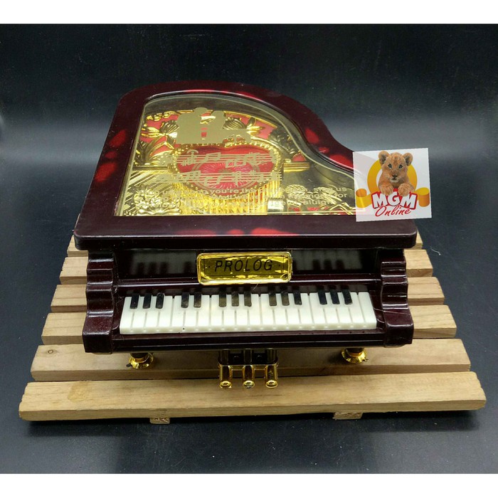 Jual Kotak perhiasan GRAND Piano / Kotak musik / Jewelry Music Box 9092 ...