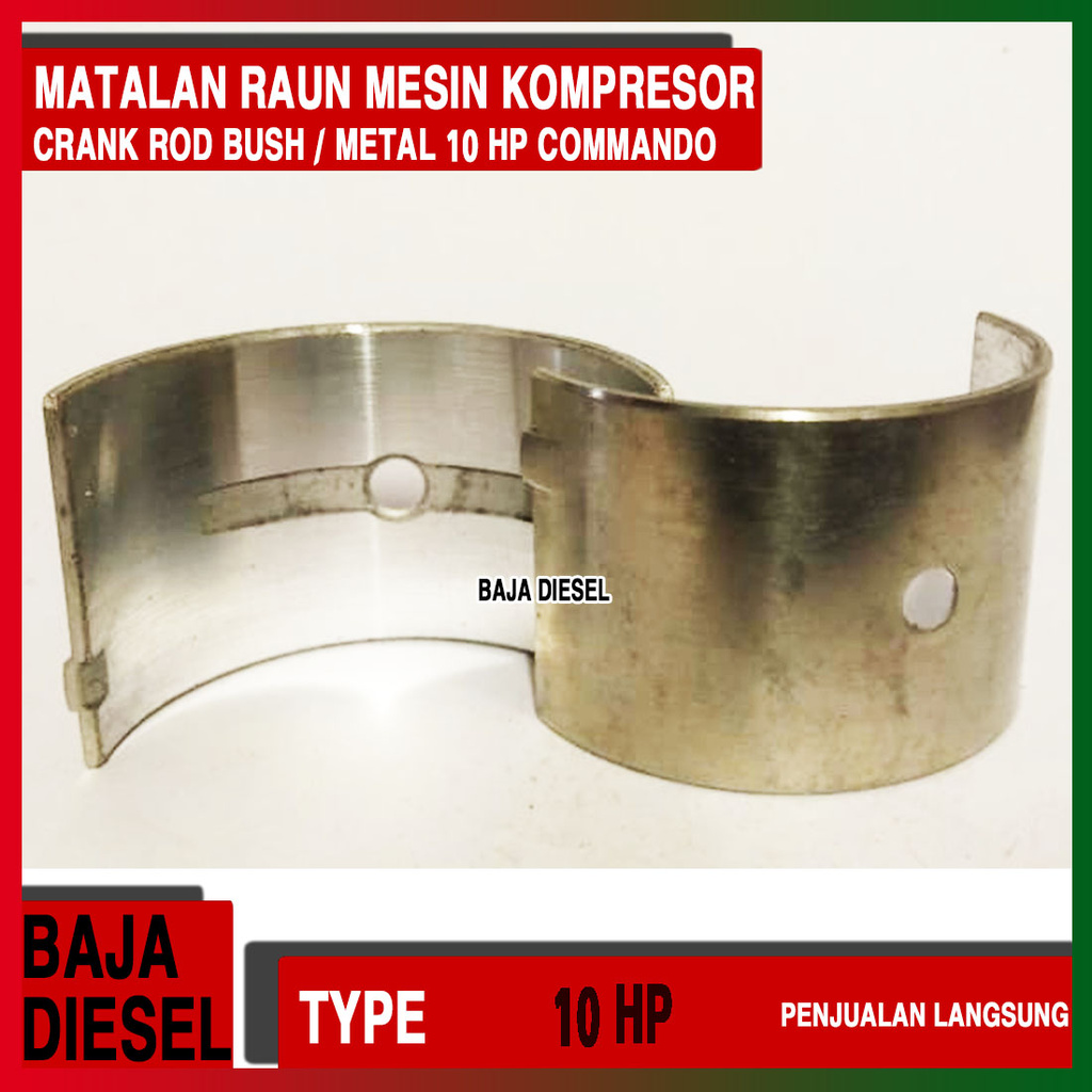 Jual Crank Pin Metal Raun Matalan Raun Mesin Kompresor 10 hp | Shopee ...