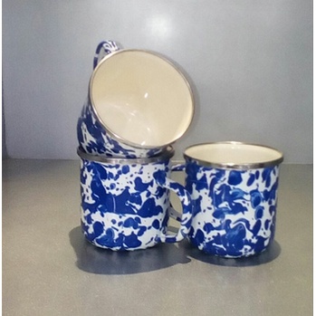 Jual MUG GELAS CANGKIR ENAMEL BLIRIK BLURIK LURIK BURIK LOREK LORENG ...
