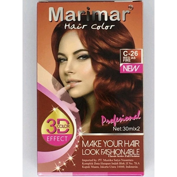 Jual Marimar hair color 30mlx2warna Bok lengkap | Shopee Indonesia