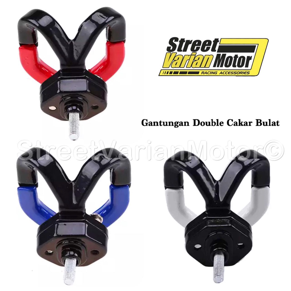 Jual Gantungan Barang Motor Hook Double Cakar Lipat Bulat | Shopee ...