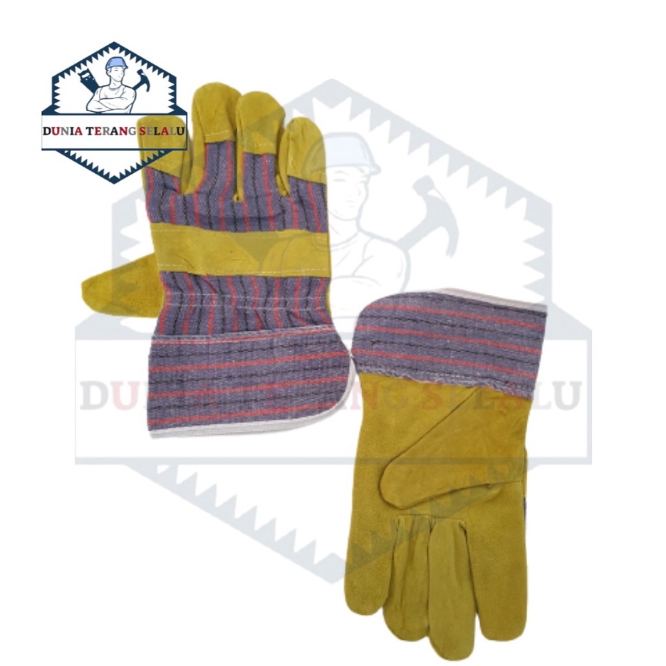Jual SARUNG TANGAN LAS Kulit Kombinasi RRT 10,5" - Sarung Tangan KAIN ...