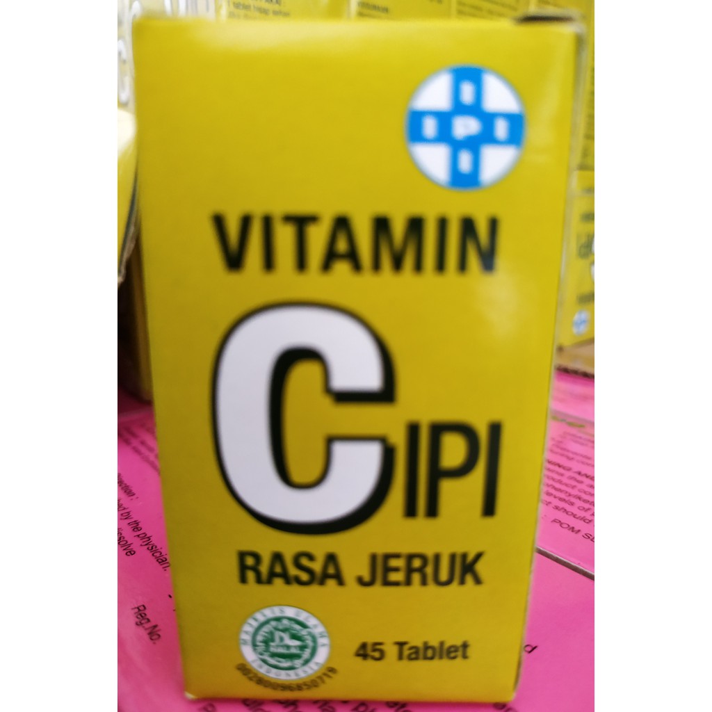 Jual VITAMIN C IPI - RASA JERUK 45 TABLET | Shopee Indonesia