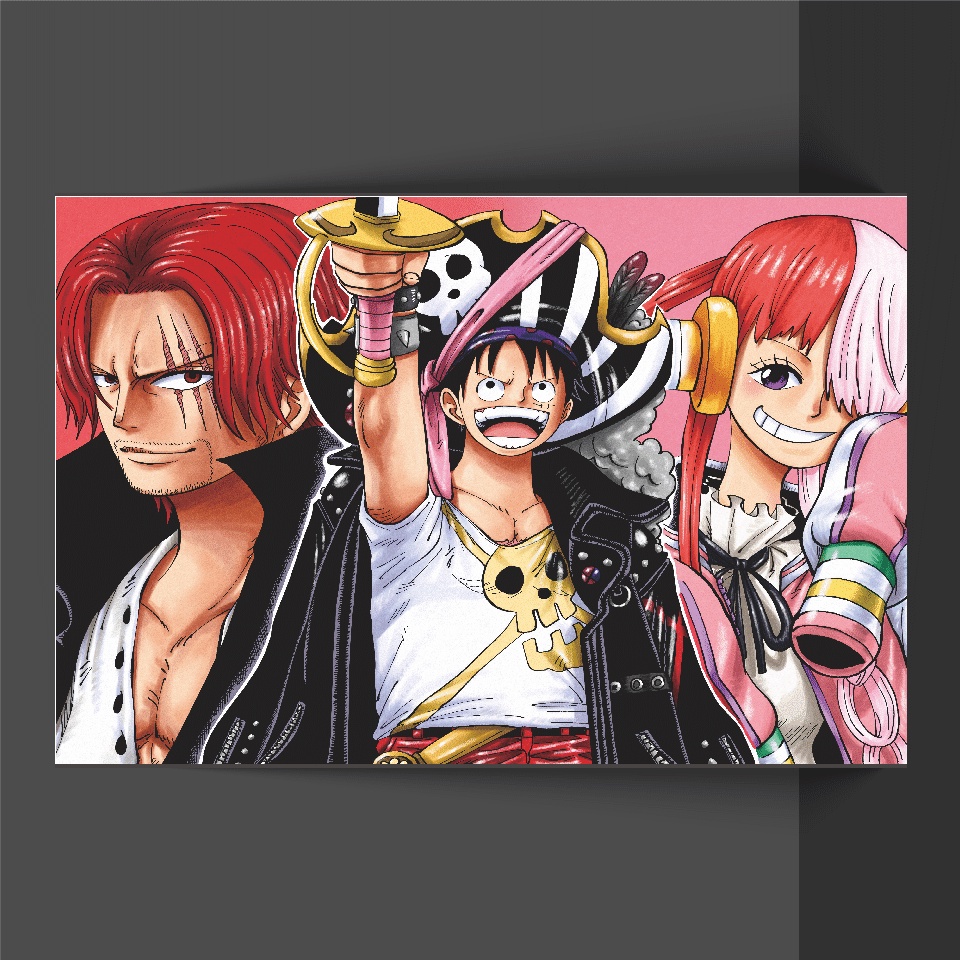 Jual Poster One Piece Film Red,Luffy,Uta,Shanks Ukuran A3 HD | Shopee Indonesia