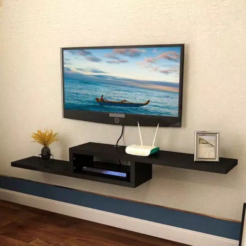 Jual Rak tv Meja tv gantung minimalis Tempel Dinding Ambalan melayang ...