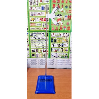 Jual statif klem buret stand base,statip clem tiang alas dasar burette ...