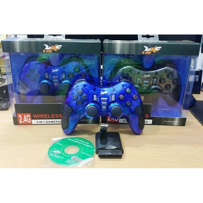 Jual Gamepad Stick Wireless Single 3 IN 1 TURBO PC PS2 PS3 | Shopee ...