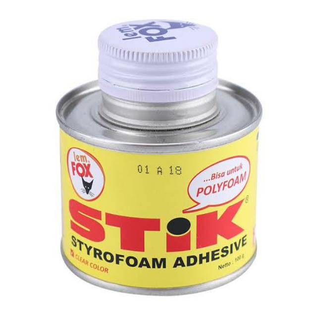 Jual Lem Fox Stik Kaleng (Styrofoam Adhesive) | Shopee Indonesia