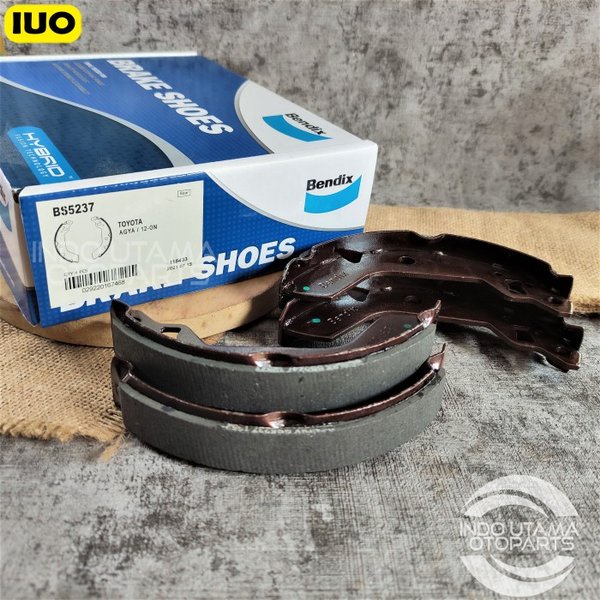 Jual Kampas Rem Belakang Agya Ayla BENDIX Brake Shoe BS 5237 | Shopee Indonesia