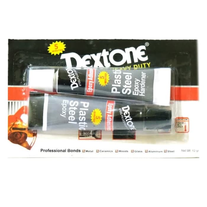 Jual plastik steel lem epoxy dextone 12g 5 menit original | Shopee ...