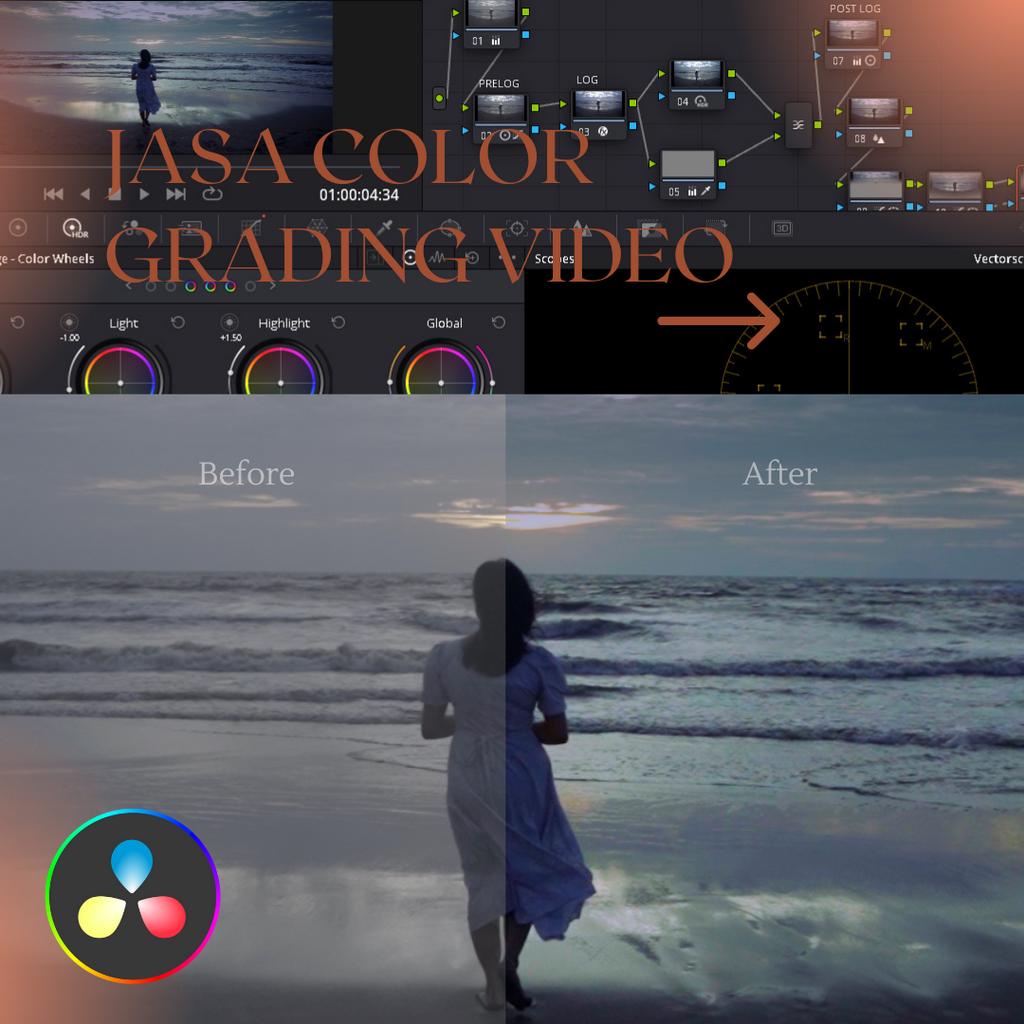 Jual Jasa Color Grading Video Professional | Davinci Resolve | Jasa ...
