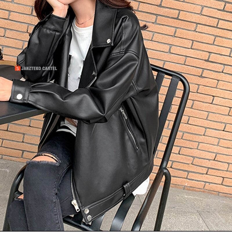 Jual JNK x SUNGTIN - Jaket Wanita Oversize Streetwear Vintage Elegan ...