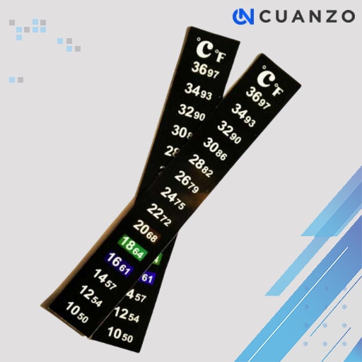 Jual Stiker Termometer Pengukur Suhu Aquarium Temperature / Temperature ...