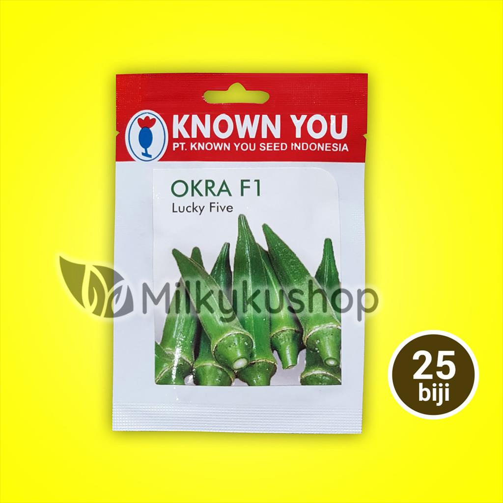 Jual BENIH KYS KNOWN YOU SEED OKRA F1 LUCKY FIVE 25 BIJI KEMASAN PABRIK | Shopee Indonesia