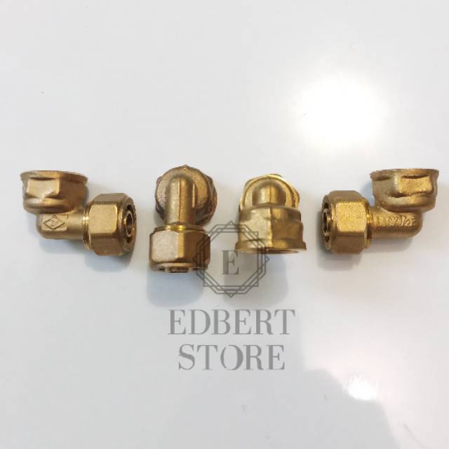 Jual KNEE/KENIE DRAT DALAM AIR PANAS KUNINGAN 1/2" | Shopee Indonesia