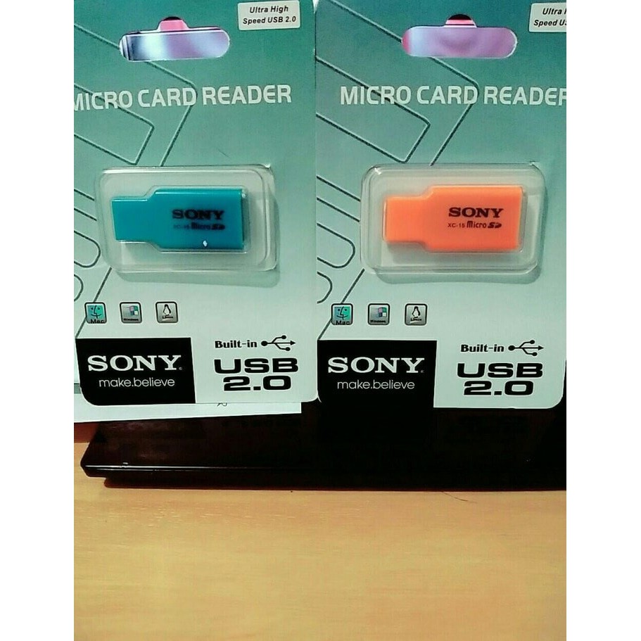 Jual MICRO CARD READER SONY XC-15 MICRO SD BUILT IN USB 2.0 | Shopee ...