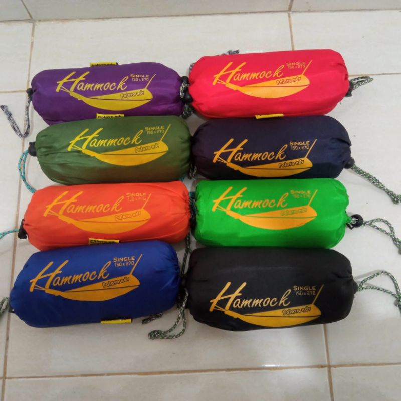 Jual Ayunan Gantung Hammock Single Kuat / Tempat Tidur Gantung Bahan ...