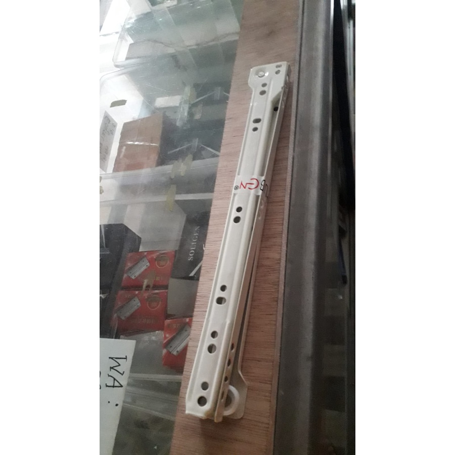 Jual REL LACI HUBEN RLH 300 MM 30 CM DRAWER TRACK RODA PUTIH | Shopee ...