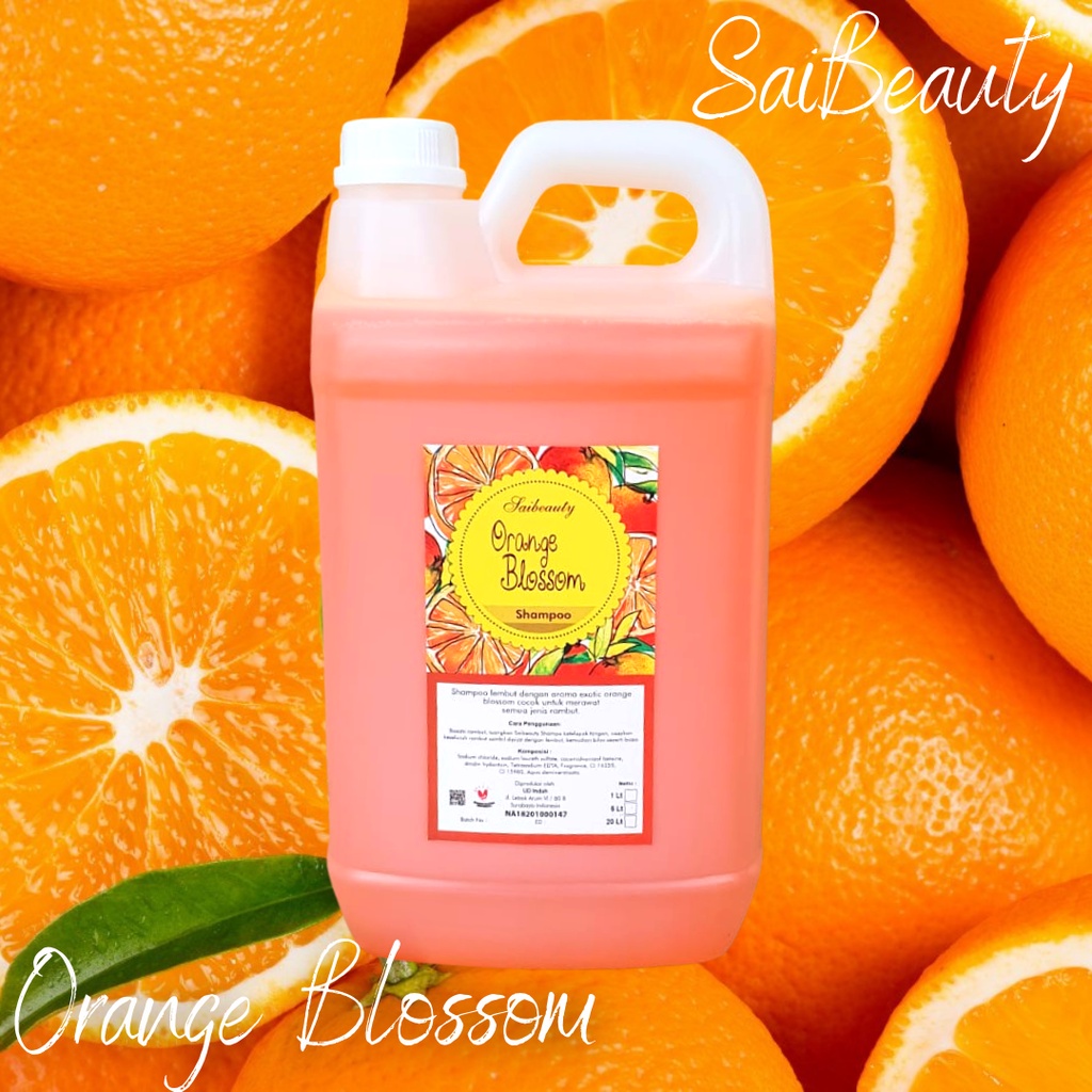 Jual Sampo Saibeauty ORANGE BLOSSOM Jerigen 5 liter BPOM | Shopee Indonesia