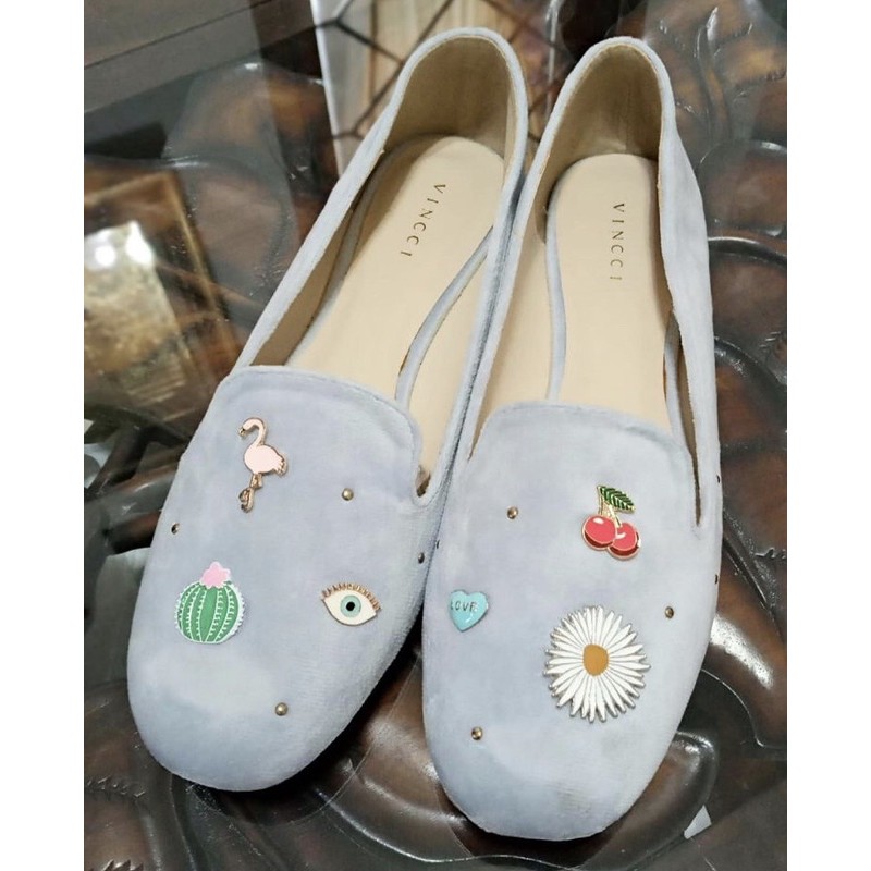 Jual VINCCI Baby Blue Flat Shoes ( Sepatu VINCCI ) | Shopee Indonesia