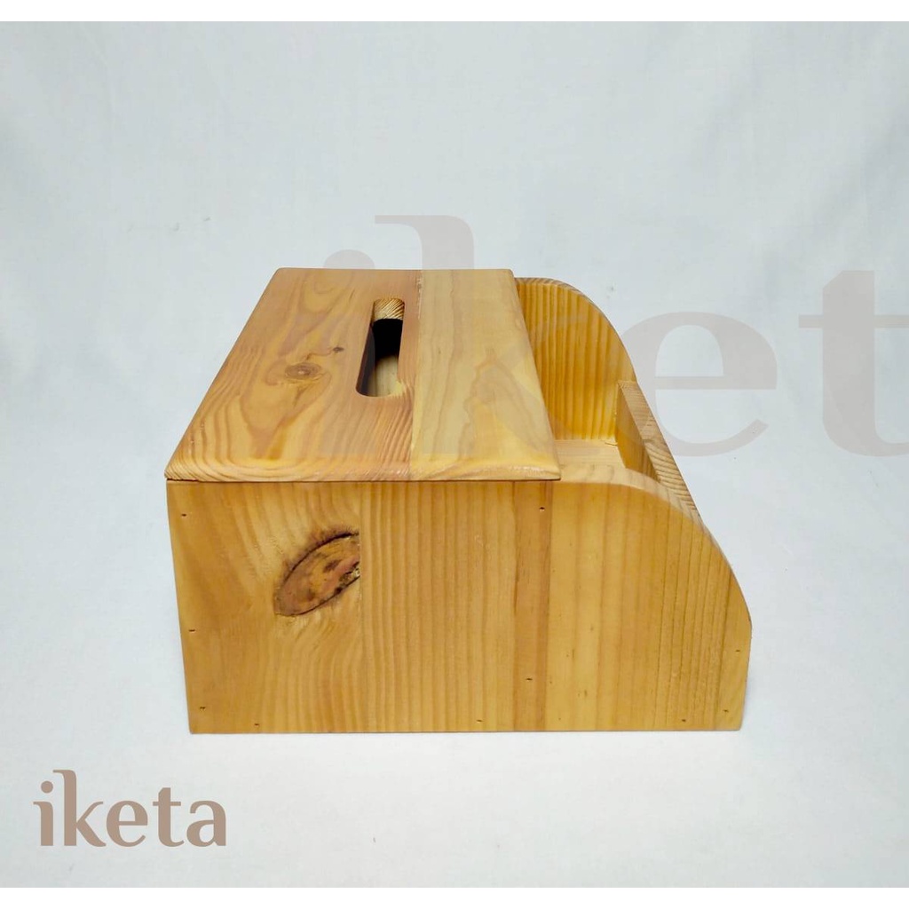 Jual Tempat Tisu Kayu Aesthetic / kotak tisu kayu/ wooden tissue box ...