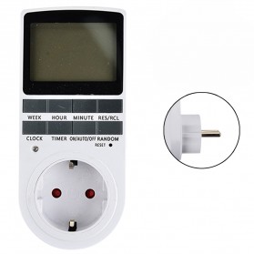 Jual Taffware Stop Kontak Digital Timer Switch Programmable Timing ...