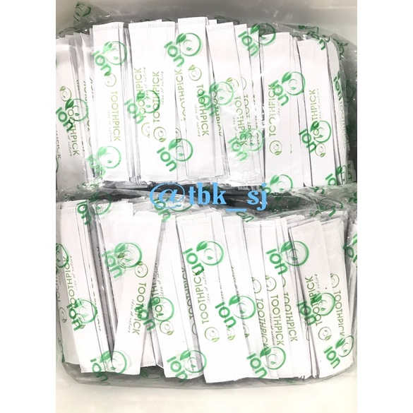 Jual Tusuk gigi ion (tooth pick) 1bks isi 500pcs | Shopee Indonesia