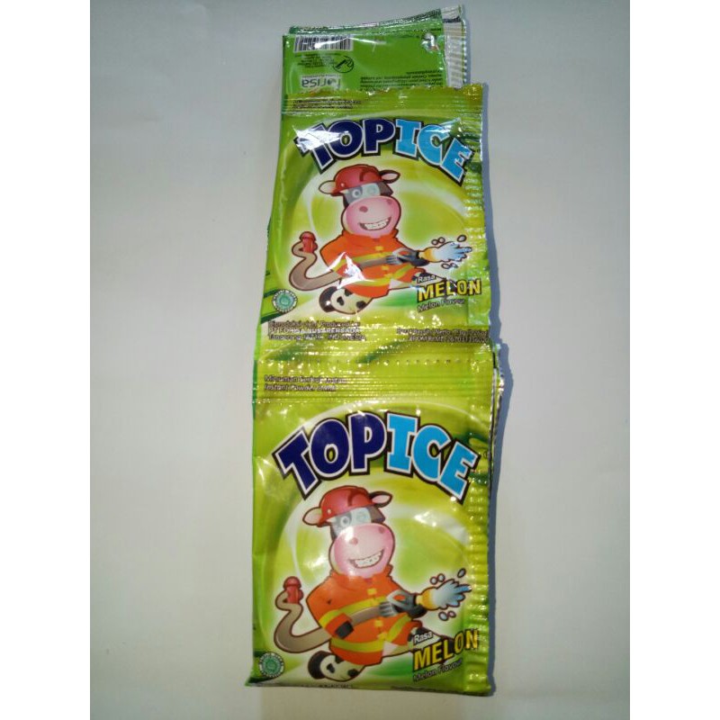 Jual Minuman Top ice melon isi 10 | Shopee Indonesia