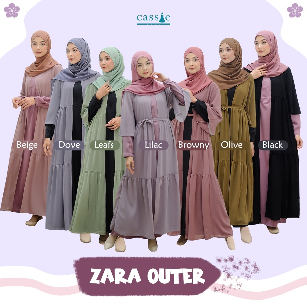 Jual Cassie Labels - Zara Outer | Ceruty Babydoll | Shopee Indonesia